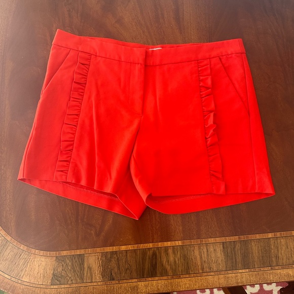 Jade | Shorts | Jade Melody Tam Ruffle Red Shorts | Poshmark